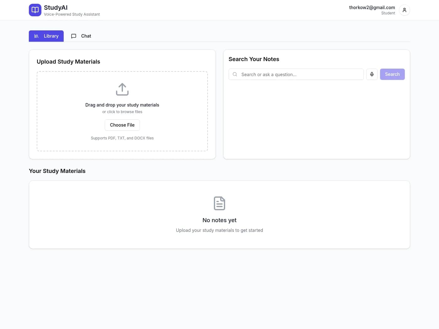 Voice-Powered Study Assistant with AI Search Integration