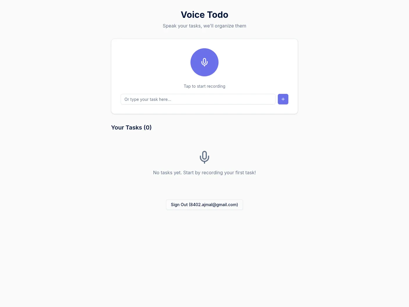 Voice-to-Text To-Do List Converter