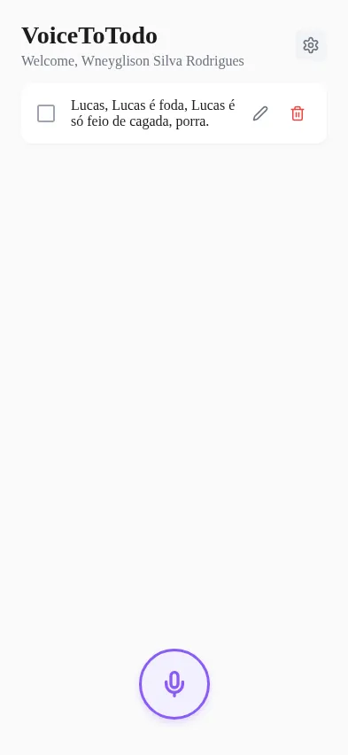 Voice Transcription