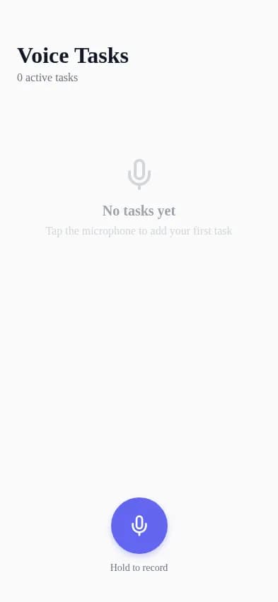 Voice-to-Todo: Frictionless Voice Task Manager