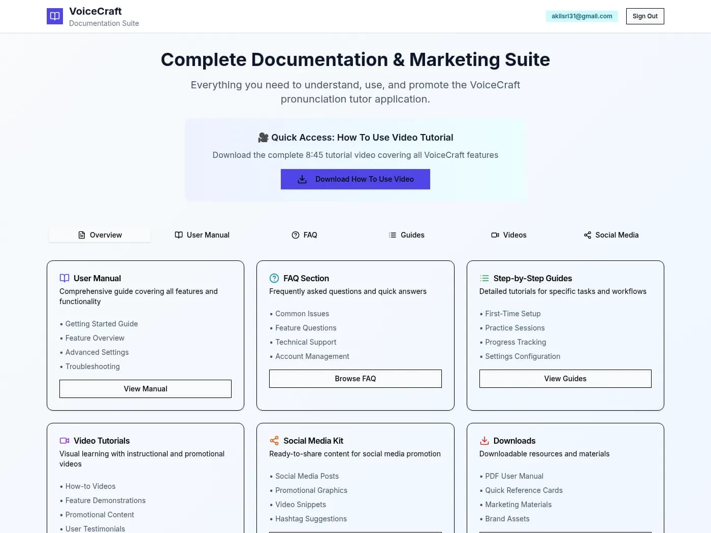 VoiceCraft Documentation and Marketing Suite