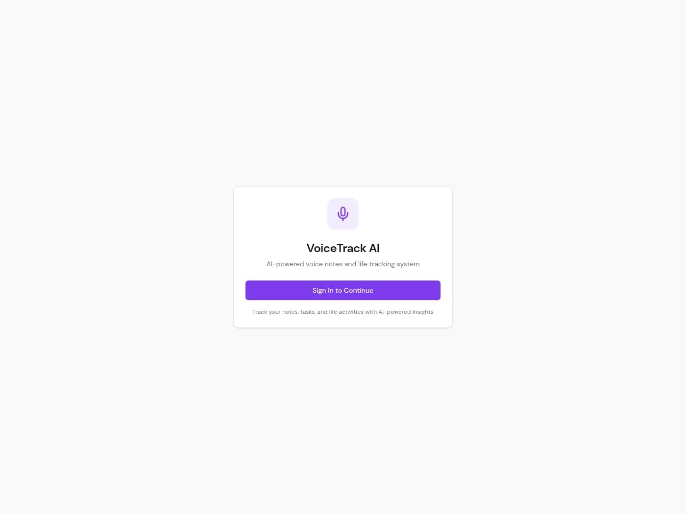 VoiceTrack AI Notes