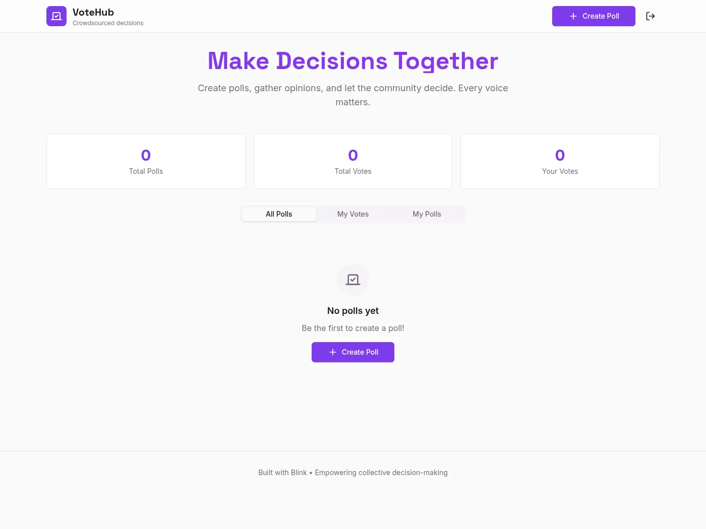 Collaborative Voting Platform