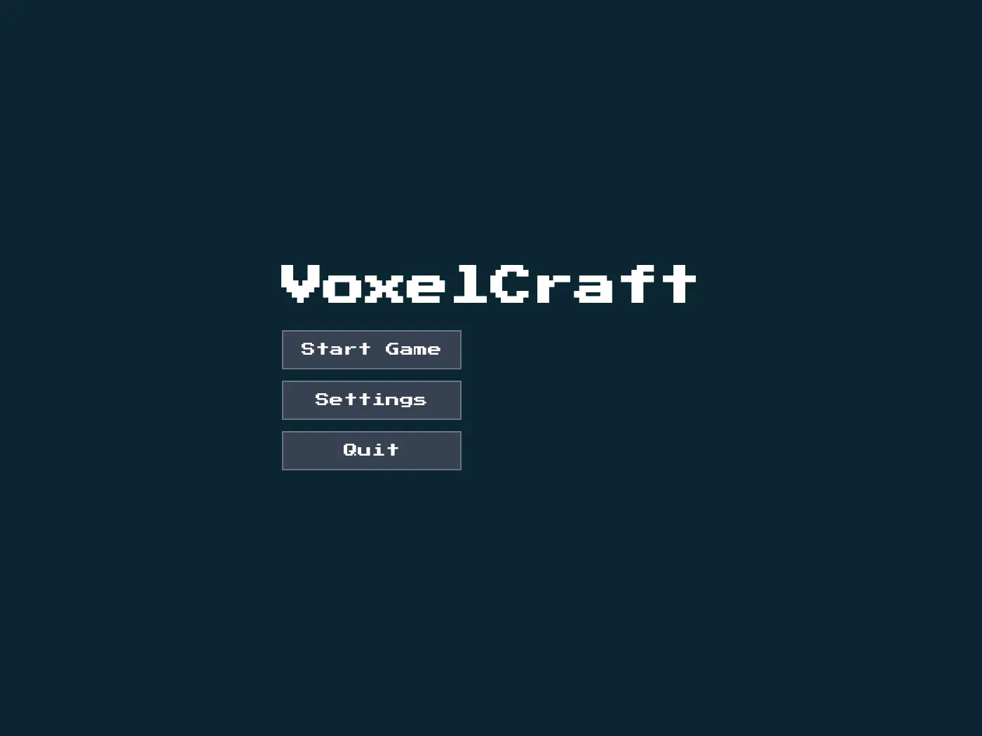 VoxelCraft: Minecraft Clone