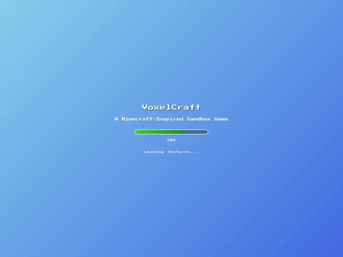 VoxelCraft: A Minecraft-Inspired Sandbox Game