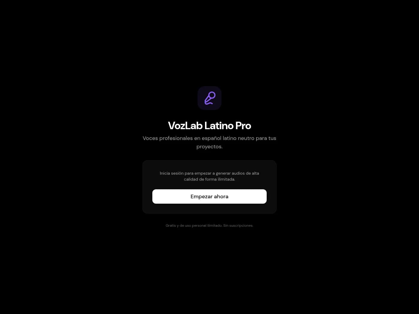 VozLab Latino Pro