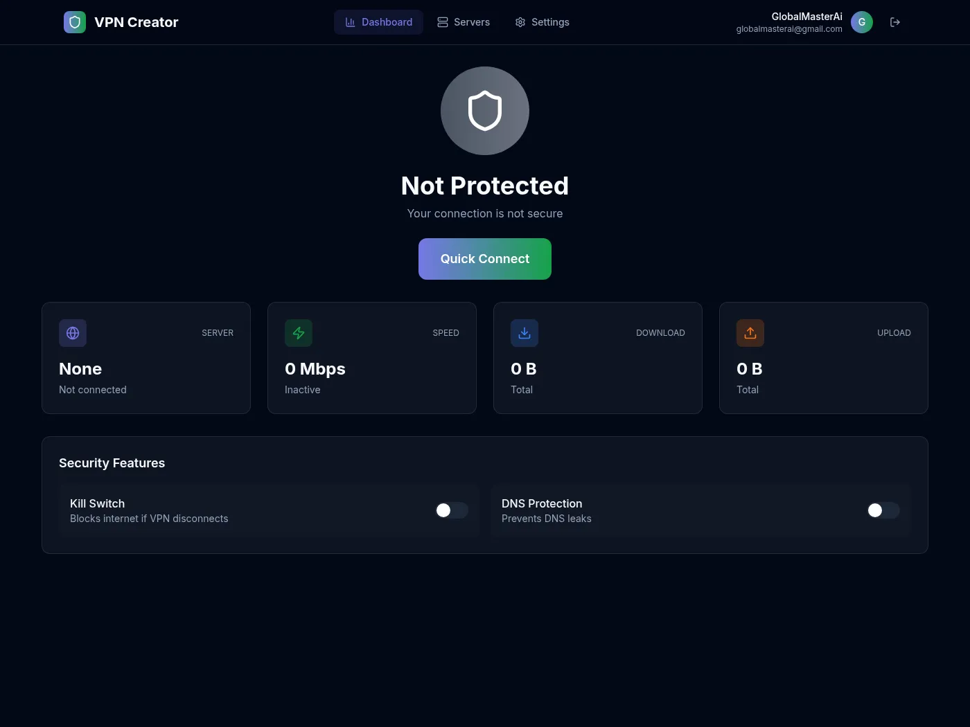 VPN Creator Web App