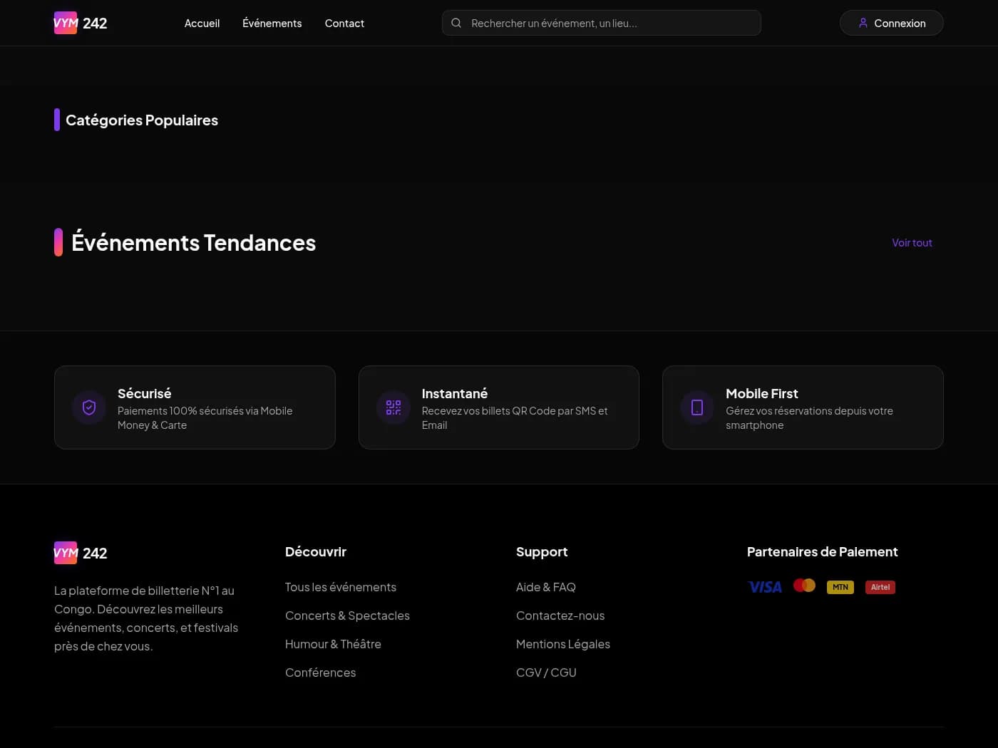 VYM 242 Event UI