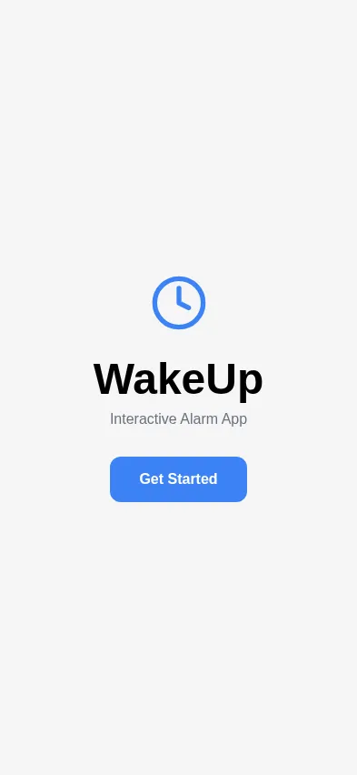 WakeUp Interactive Alarm - Smart Android Alarm with Engaging Challenges