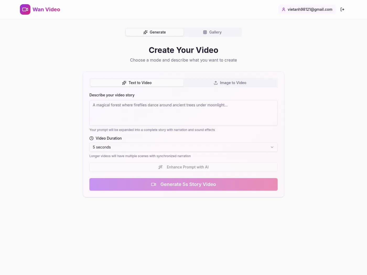 Ứng dụng xem video mã nguồn mở dựa trên Wan 2.2