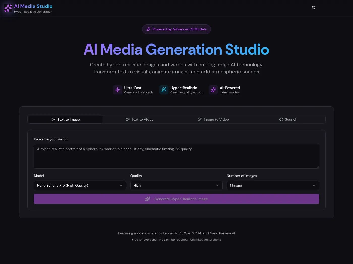 Wan 2.2 Inspired Free Web Toolkit
