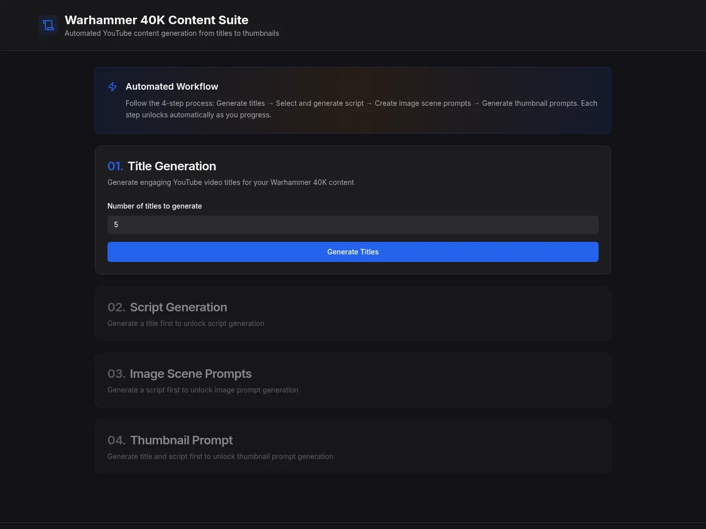 Automated Warhammer 40K Content Creation Suite