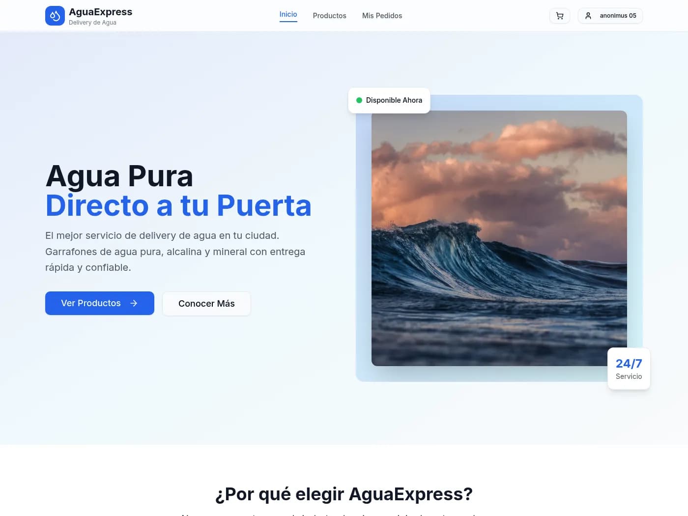 Water Delivery Web App