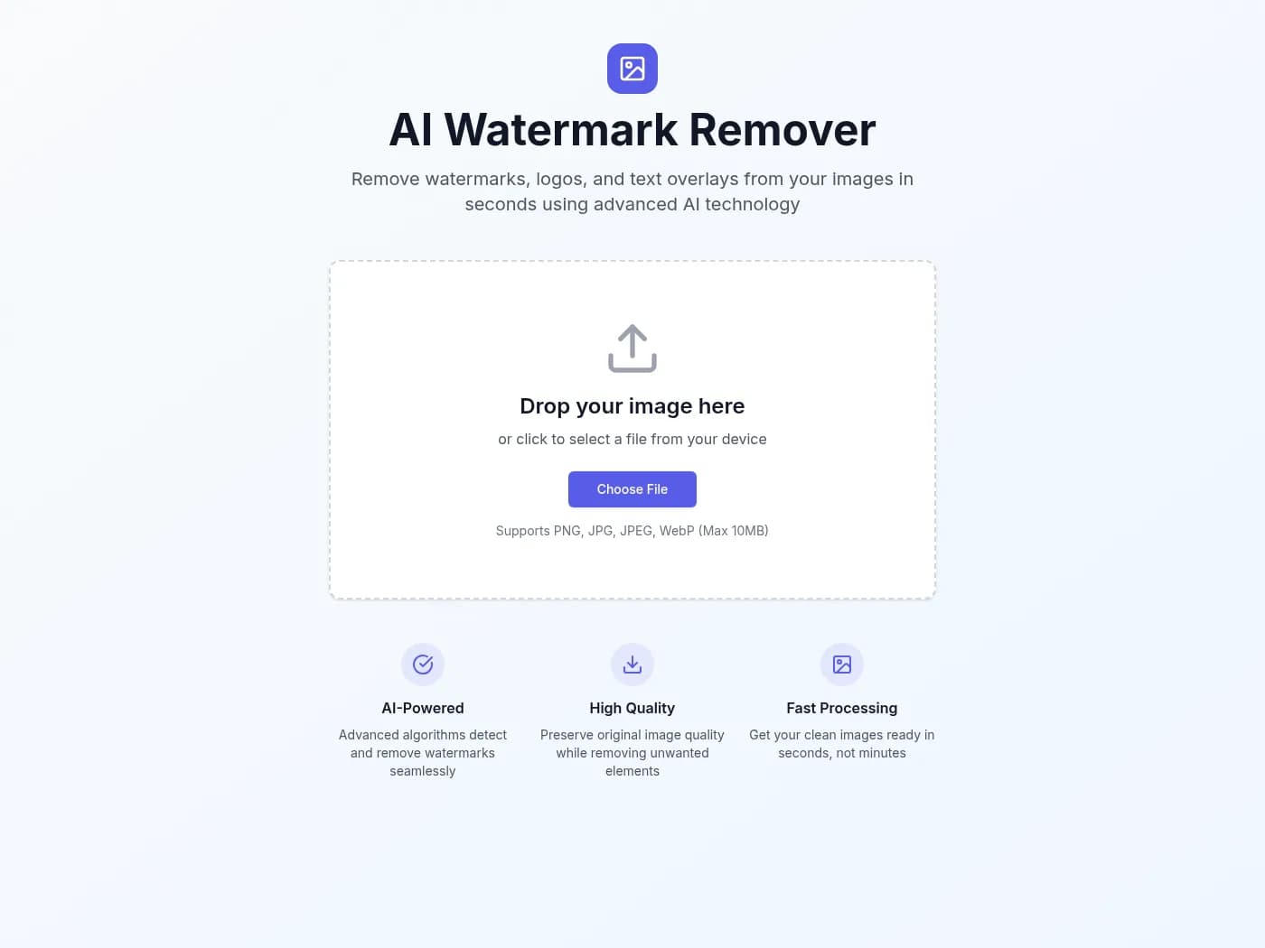 Watermark Removal Tool