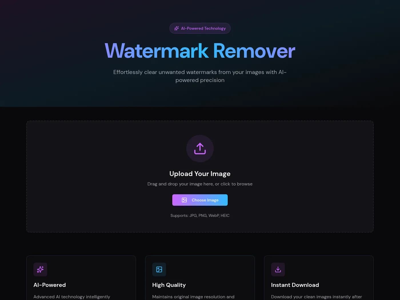Watermark Remover Tool