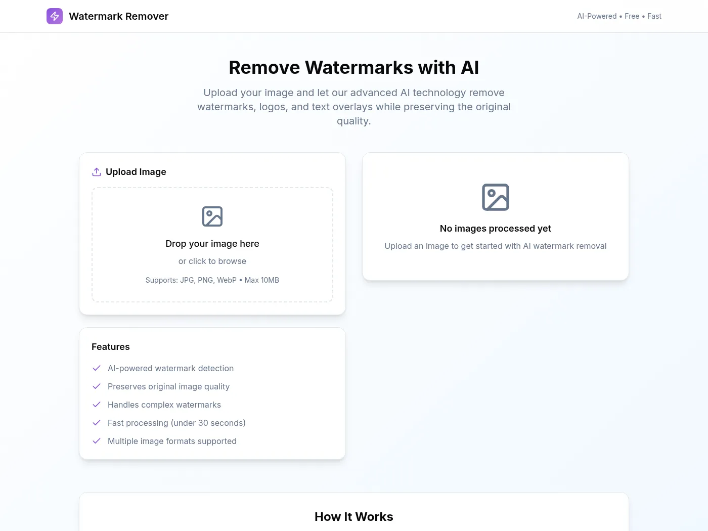 Watermark Remover Tool