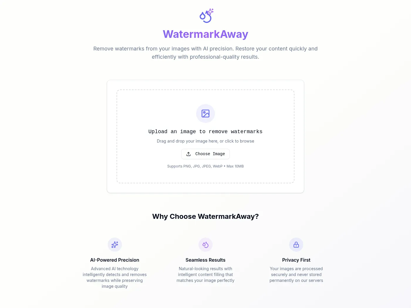 Watermark Remover Web Tool