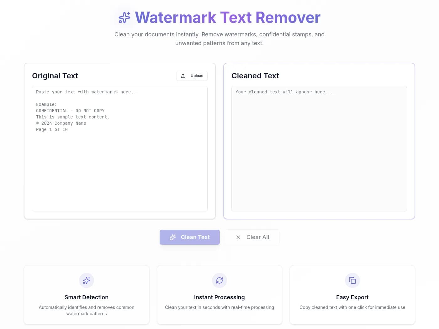 Watermark Text Remover