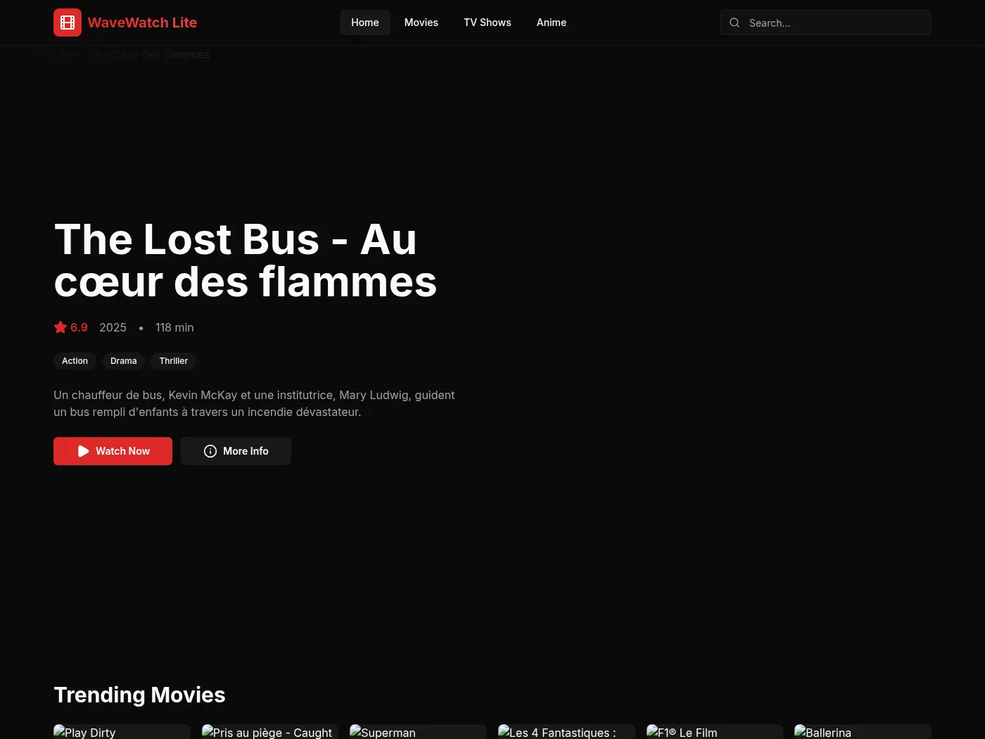 WaveWatch Lite - Minimal Streaming Clone with Download Feature