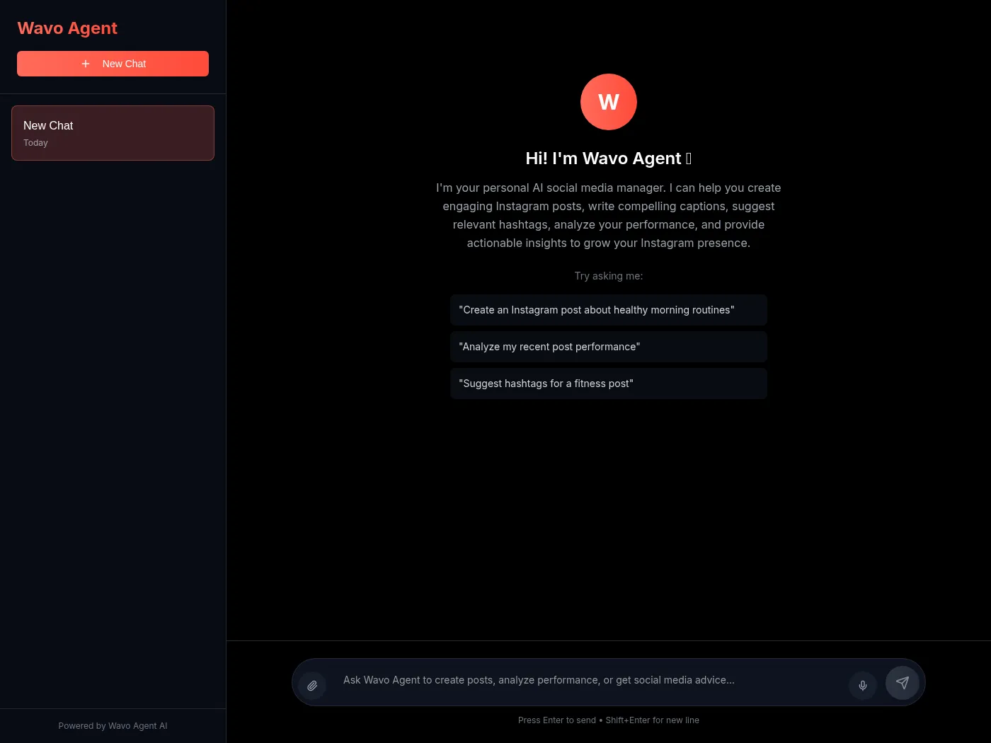 Wavo Agent: Your Personal AI Social Media Manager