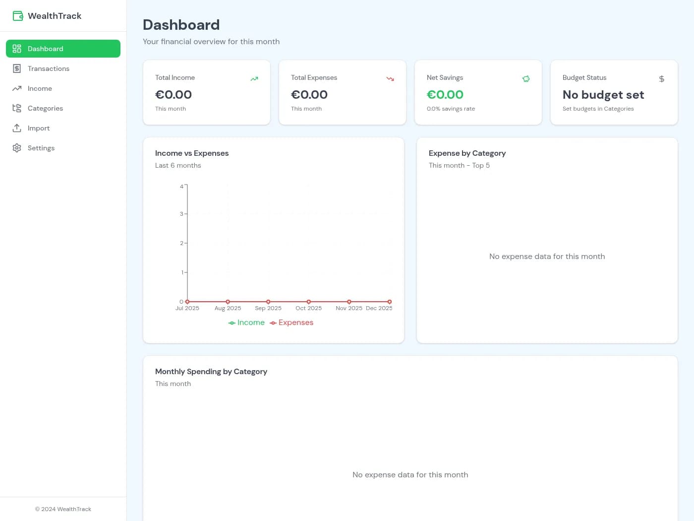 Wealth Management Dashboard
