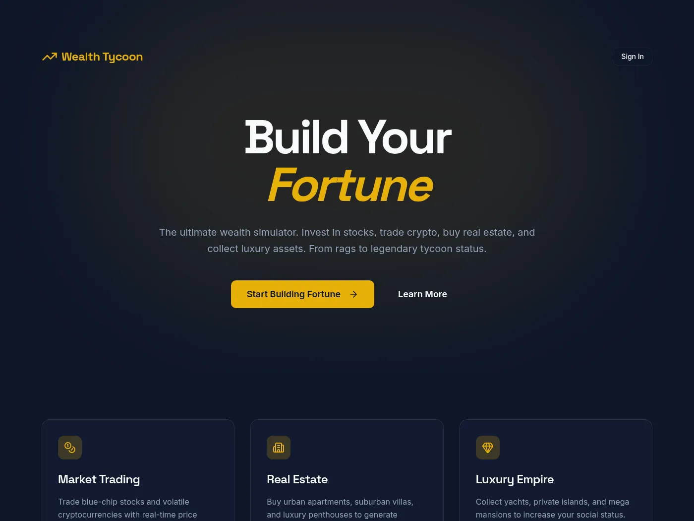 Wealth Tycoon Simulator
