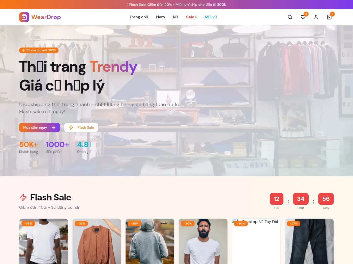 WearDrop: AI-Powered Dropshipping Fashion eCommerce Platform