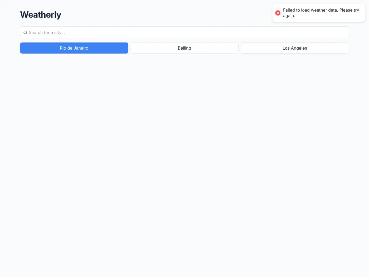 Weatherly: Compact Multi-City Weather Dashboard