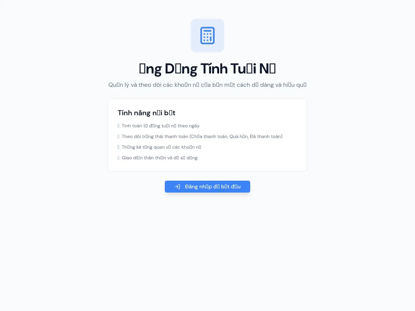 Web App Tính Tuổi Nợ Bằng ASP.NET