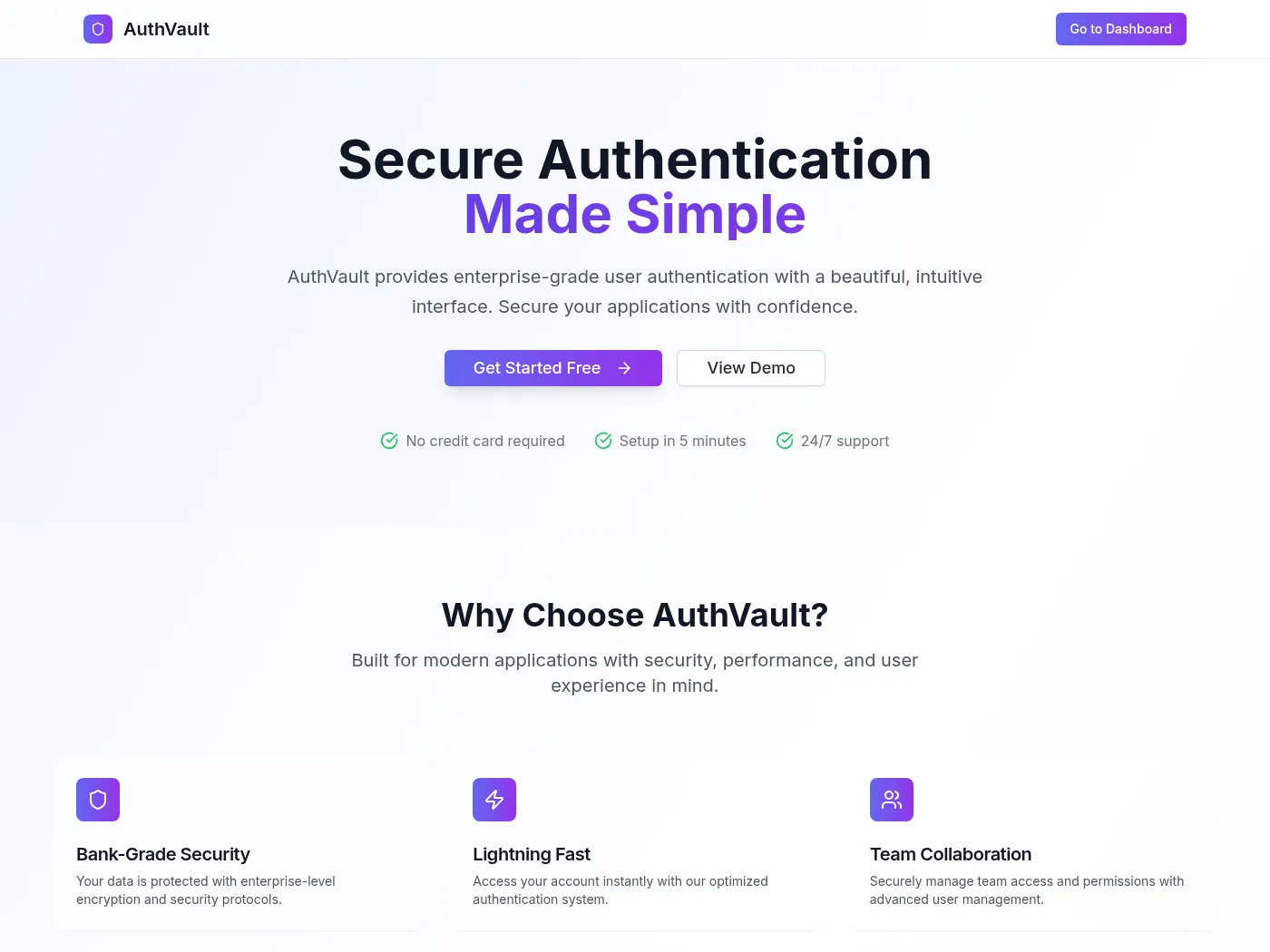 Web App with User Authentication