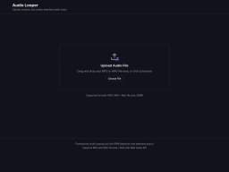 Web-Based Audio Looper & BPM Analyzer