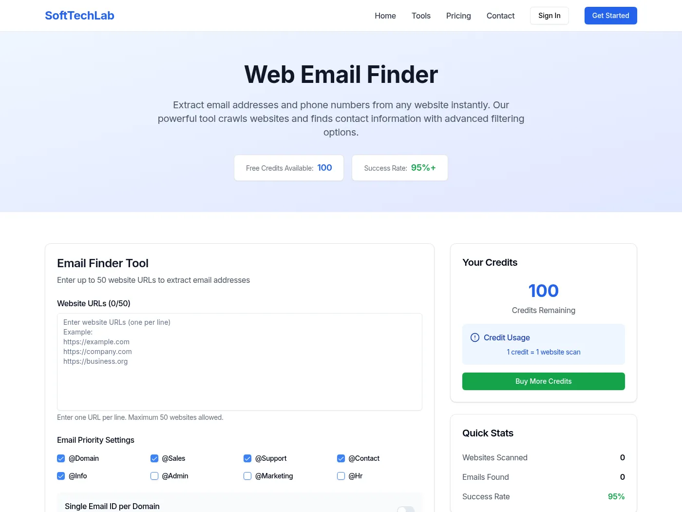 Web Email Finder Pro