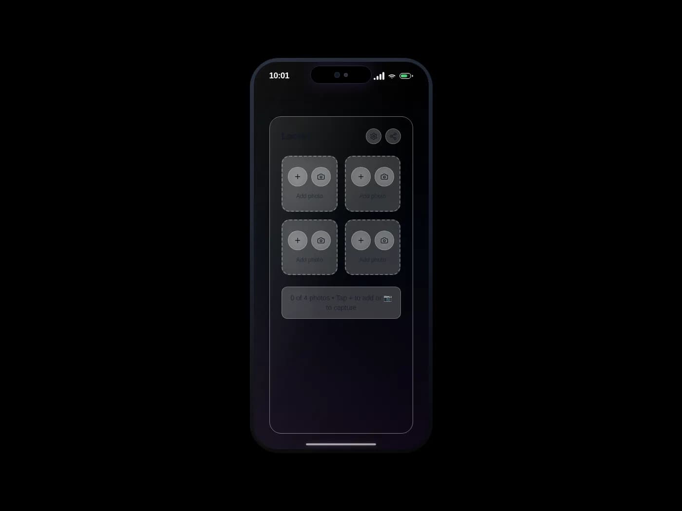 Web Locket Widget with iPhone Frame