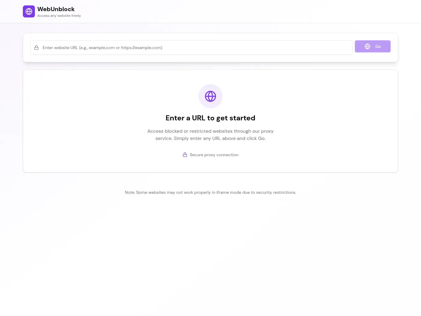 Web Proxy Site Unblocker