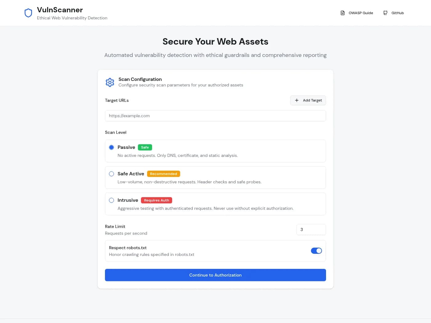 Web Vulnerability Detector & Reporting Engine (Ethical, Permission-Based Internet-Scale AI Automation)