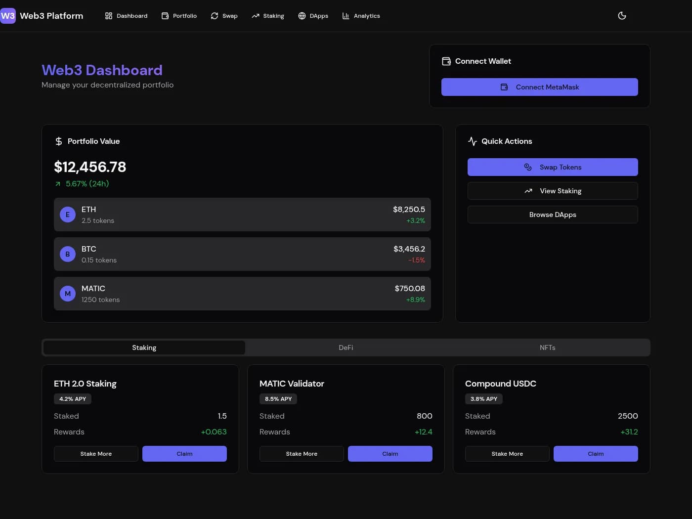 Web3 Blockchain Platform