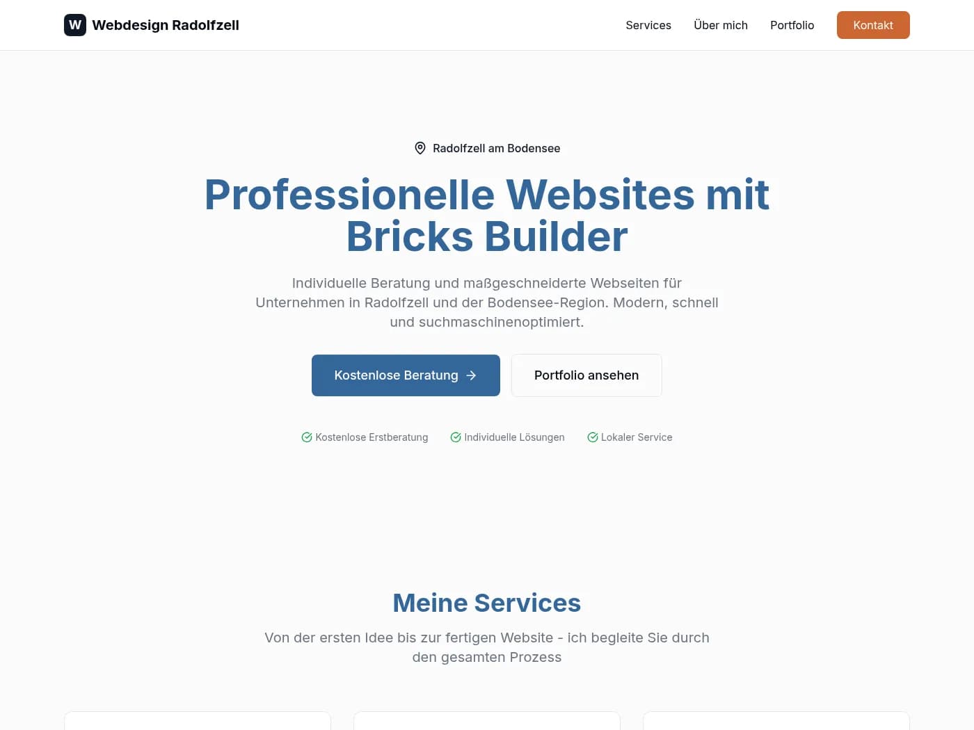 Webdesign Beratung und professionelle Webseiten für Radolfzell