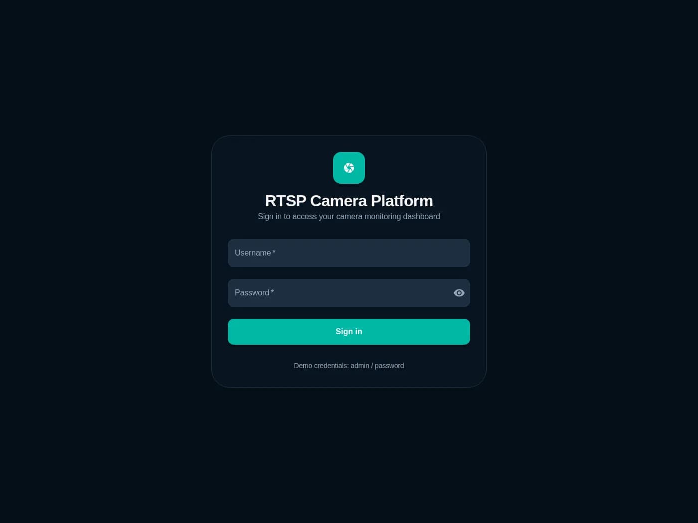 WebRTC RTSP Camera Platform with Realtime Face Detection, Alerts, & Microservices