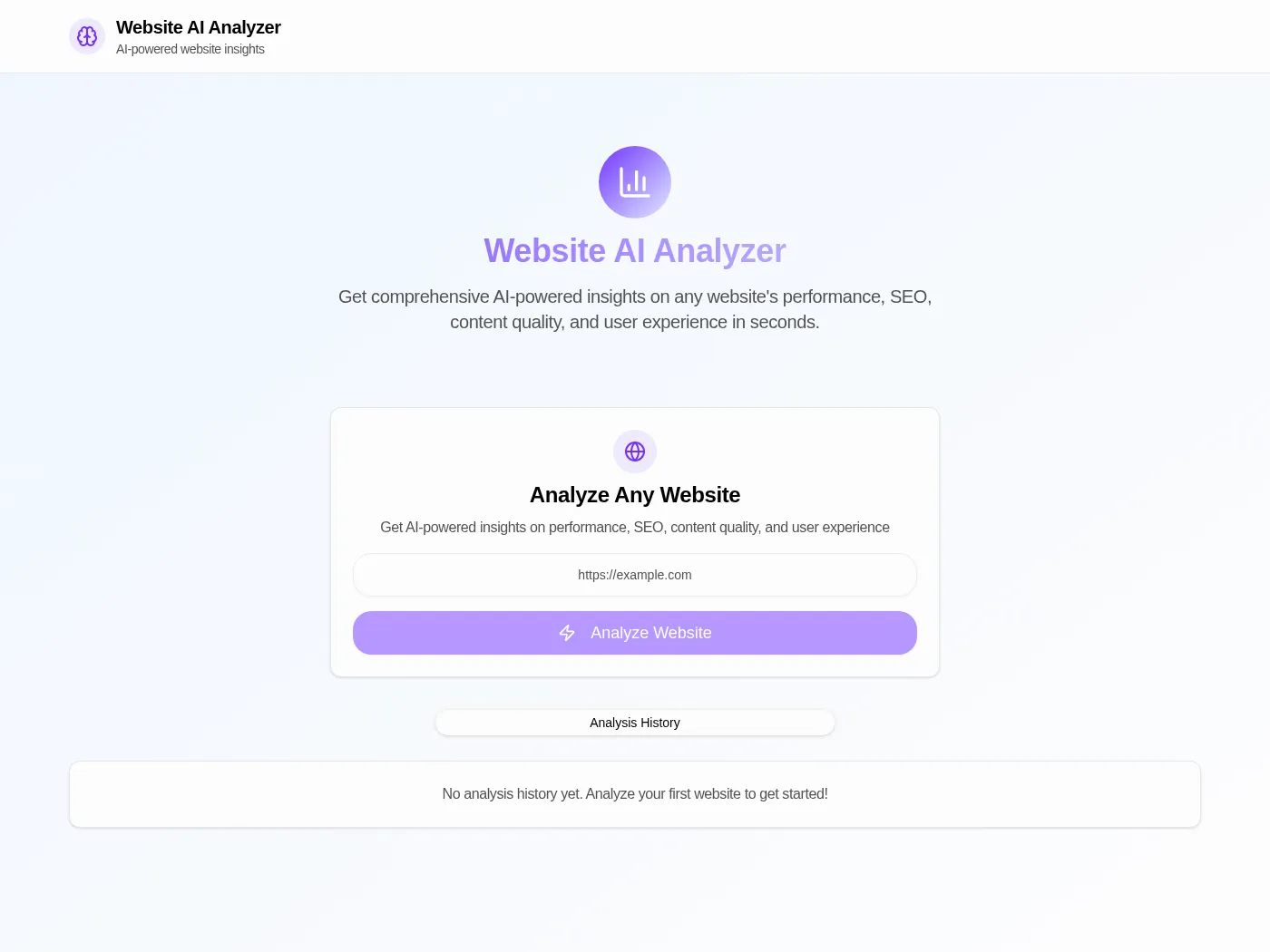 Website AI Analyzer