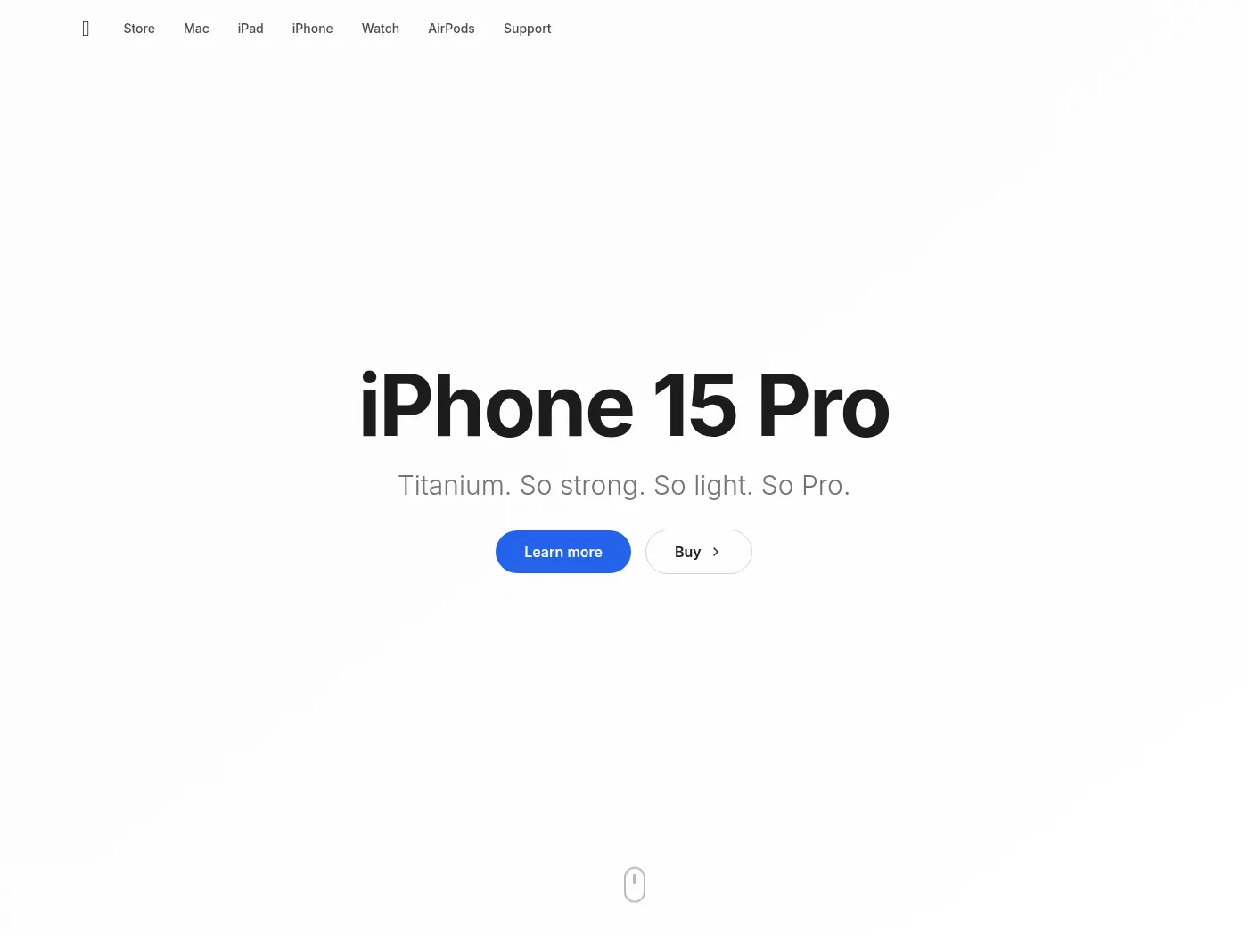 Stunning Product Showcase Website Inspired by Apple