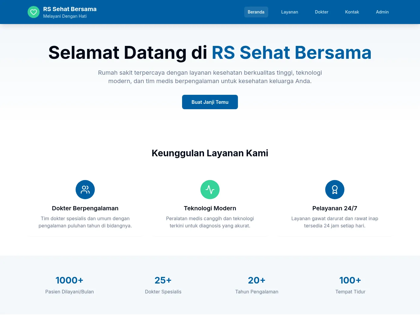 Website Sekolah Dasar Sederhana dan Ramah Pengguna