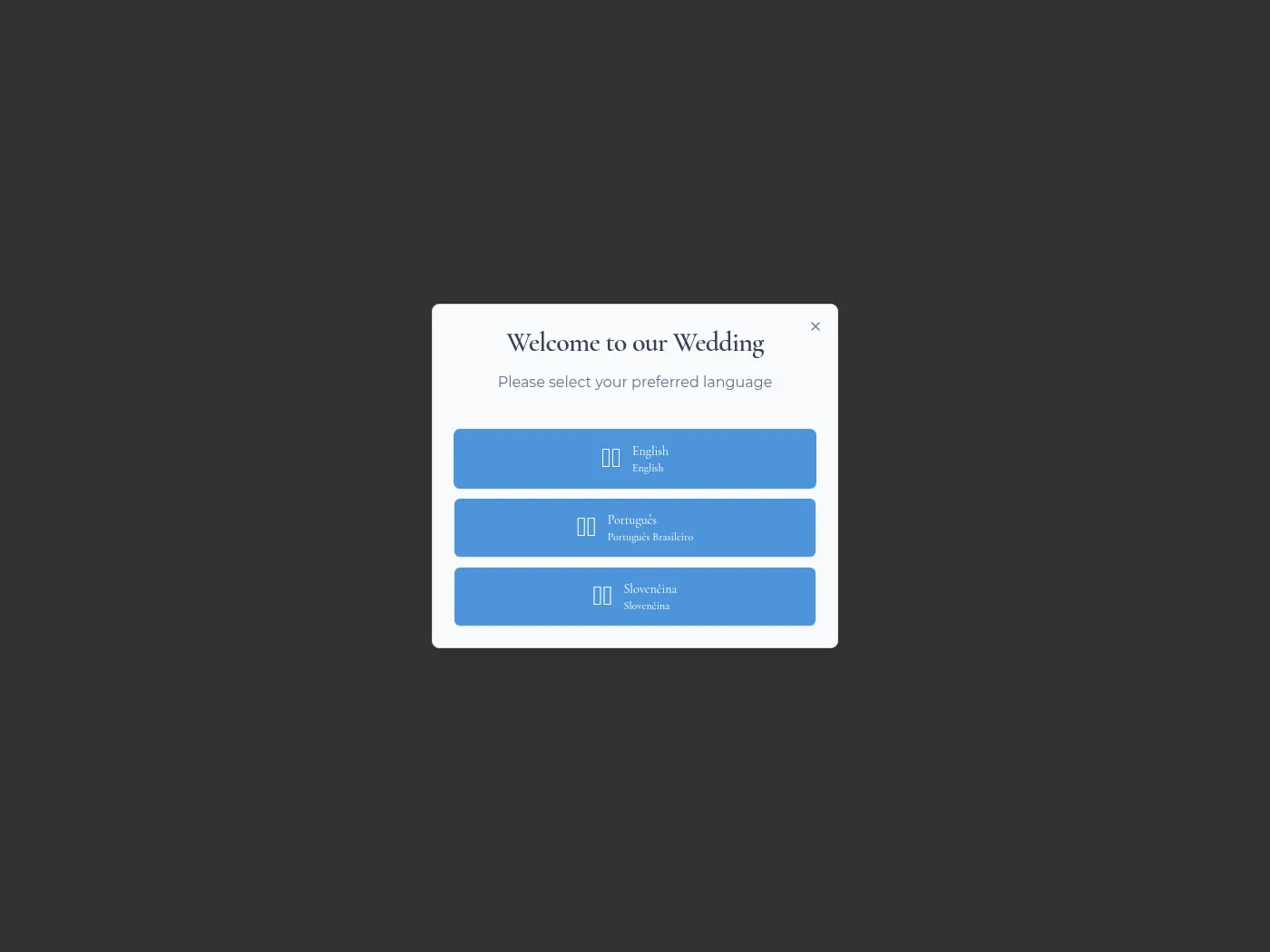 Elegant Wedding Invitation Website