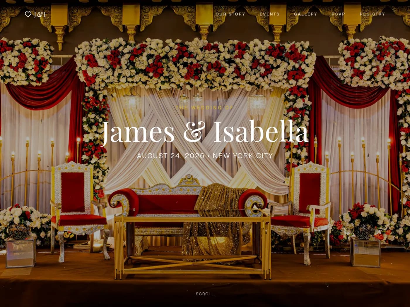 Elegant Wedding Invite