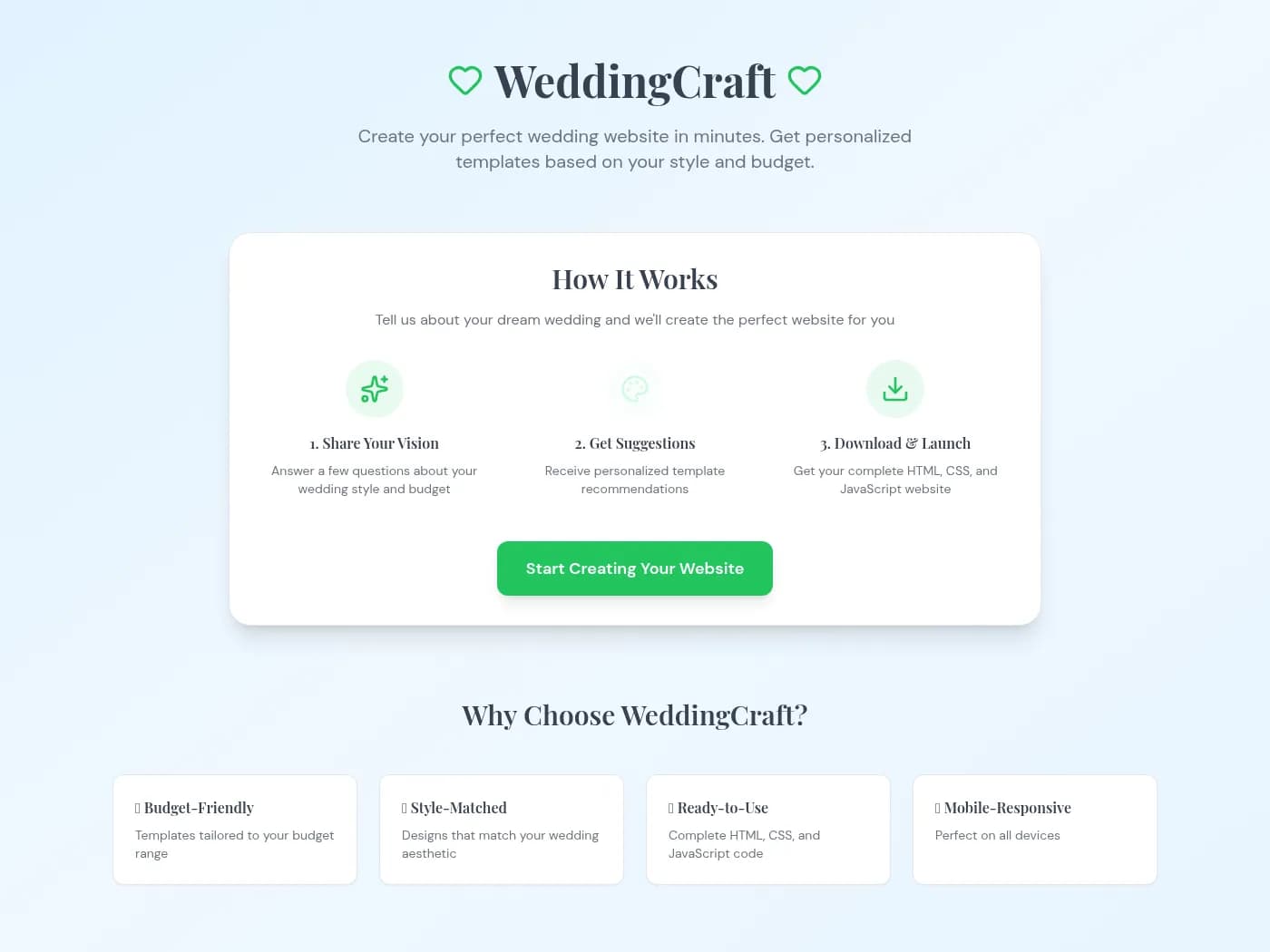 Personalized Wedding Website Builder