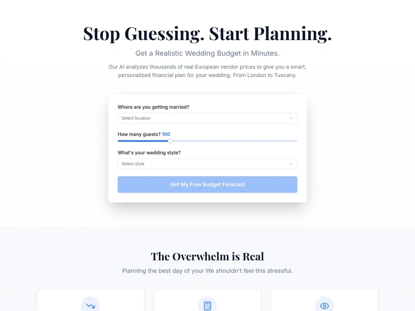 WedWise: AI Financial Advisor for Wedding Planning Clarity