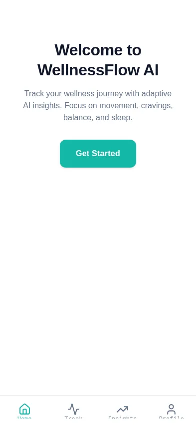 WellnessFlow AI: Adaptive Mind & Body Routine Tracker