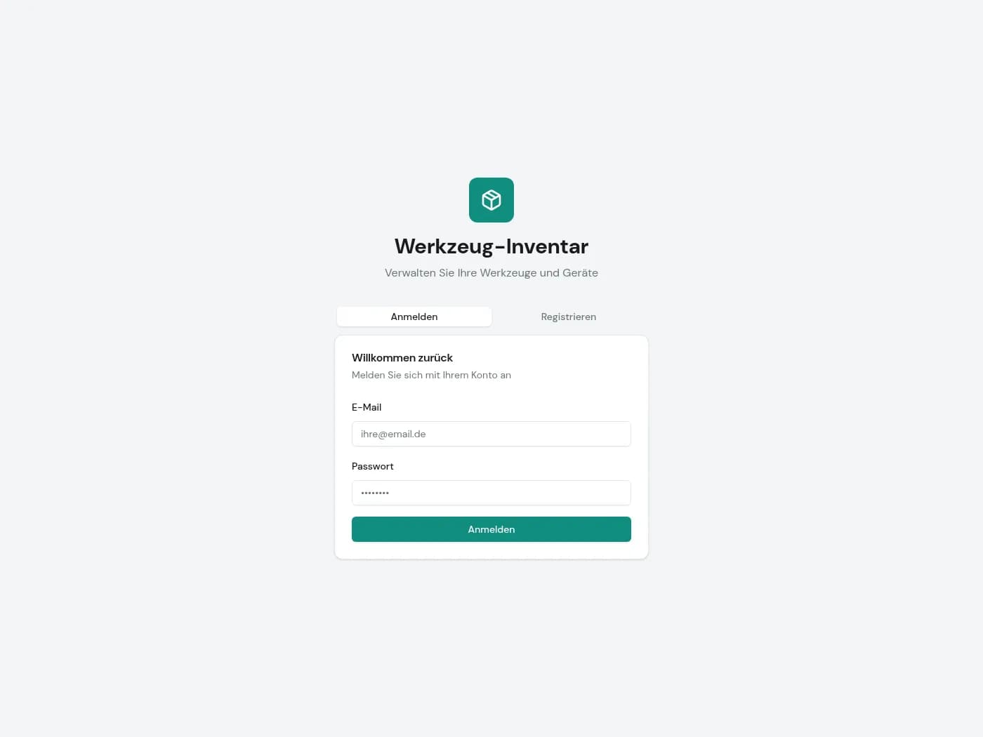 Werkzeug-Inventar Manager