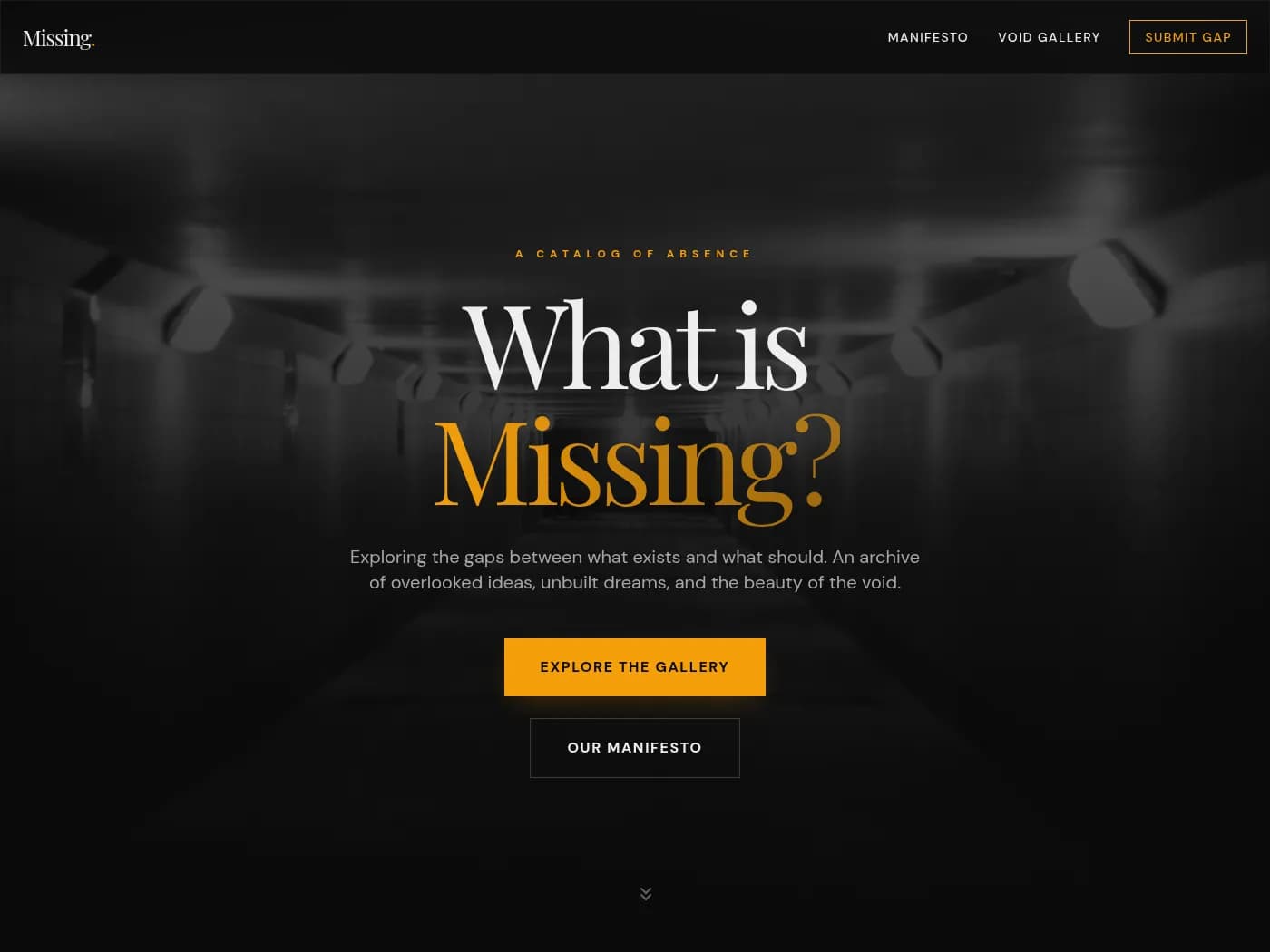 What's Missing Webpage