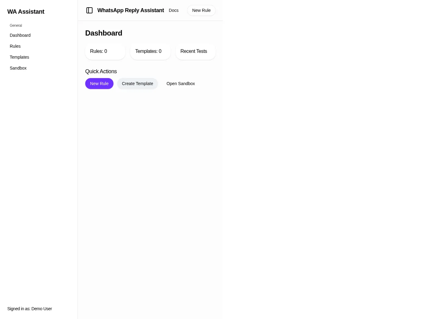 WhatsApp Automated Reply Assistant