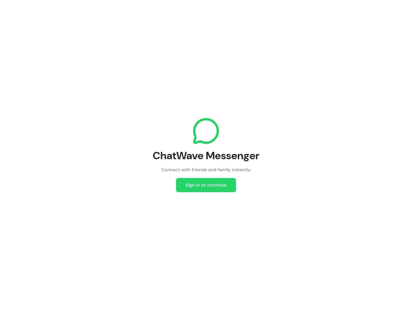 ChatWave Messenger
